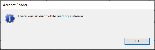 Issue with opening some PDF files in Adobe Acrobat... - Adobe Product ...