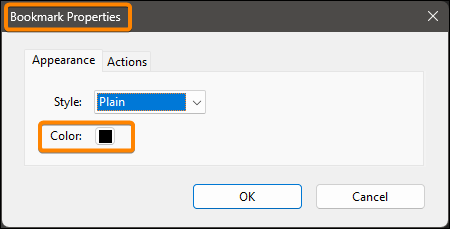 Bookmark titles not showing up - Adobe Product Community - 14298819