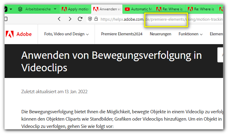 Solved: Where is "action bar, Tools > Motion Tracking" in ... - Adobe ...