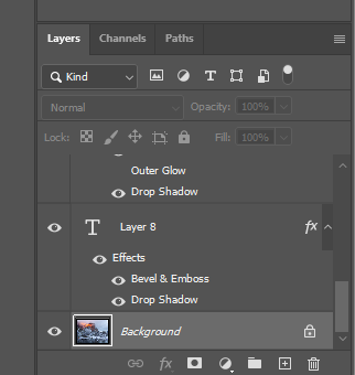 Problem Flattening Image With Image and Text Effec... - Adobe Community ...