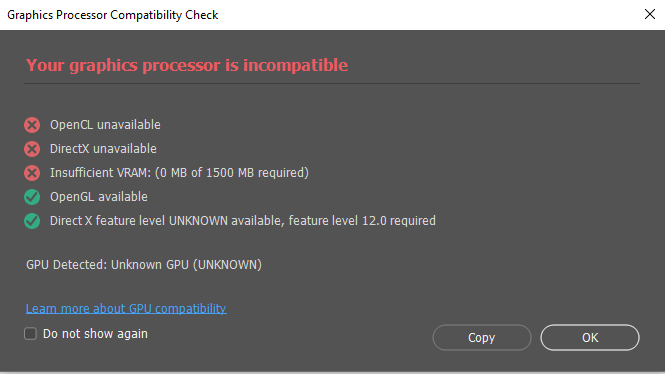 A good basic Graphics card, able to deal with Phot... - Adobe Community ...