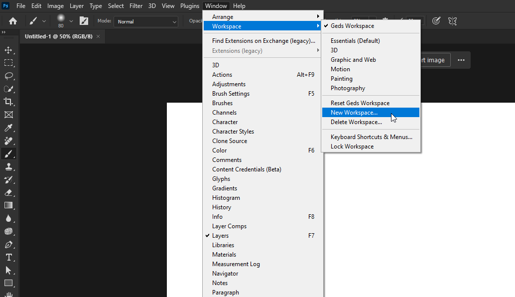 Layers panel disappears every time I relaunch - Adobe Community - 14322234