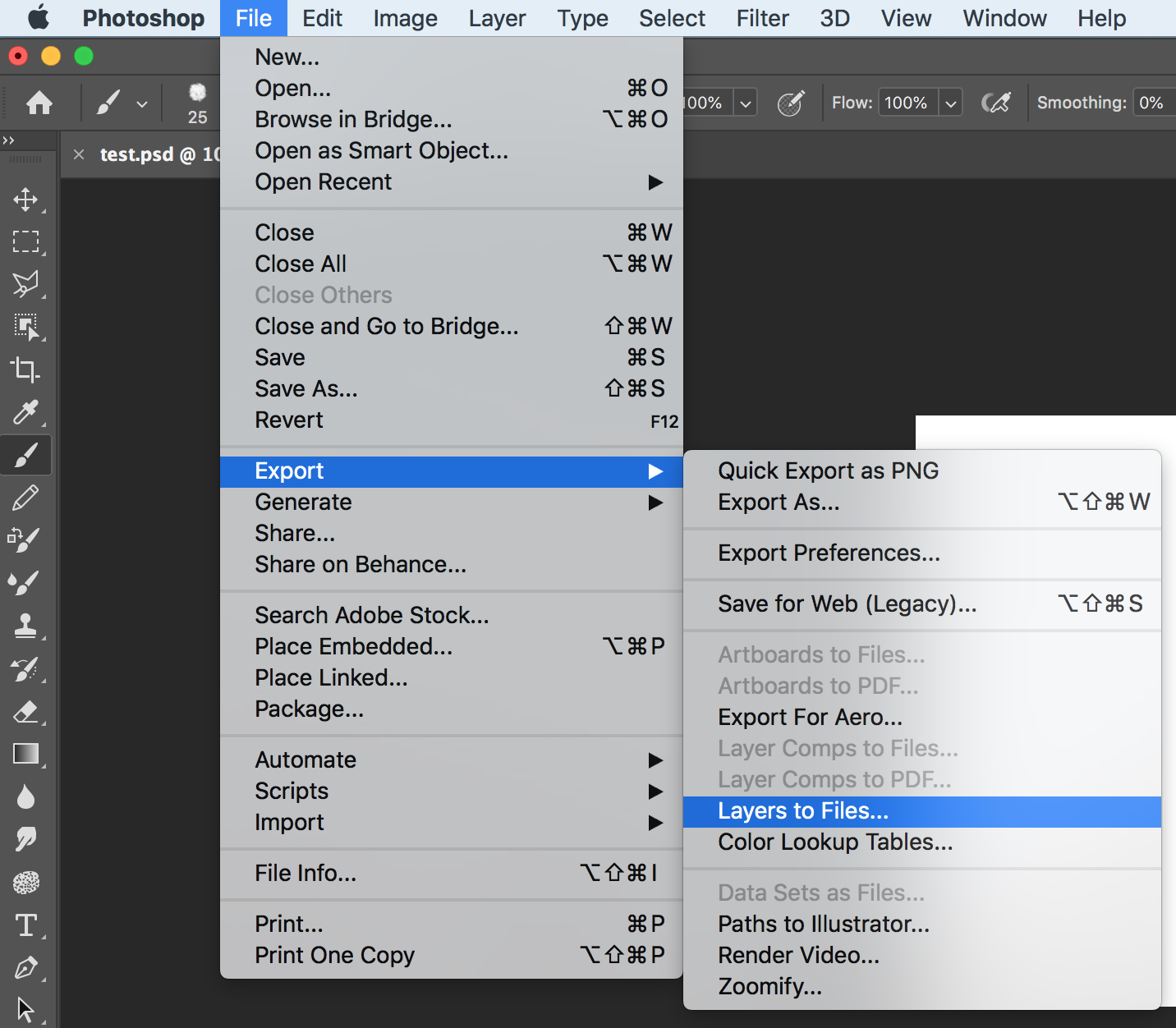 Export Layer to Files produces blank files (workin... - Adobe Product Community - 10960461