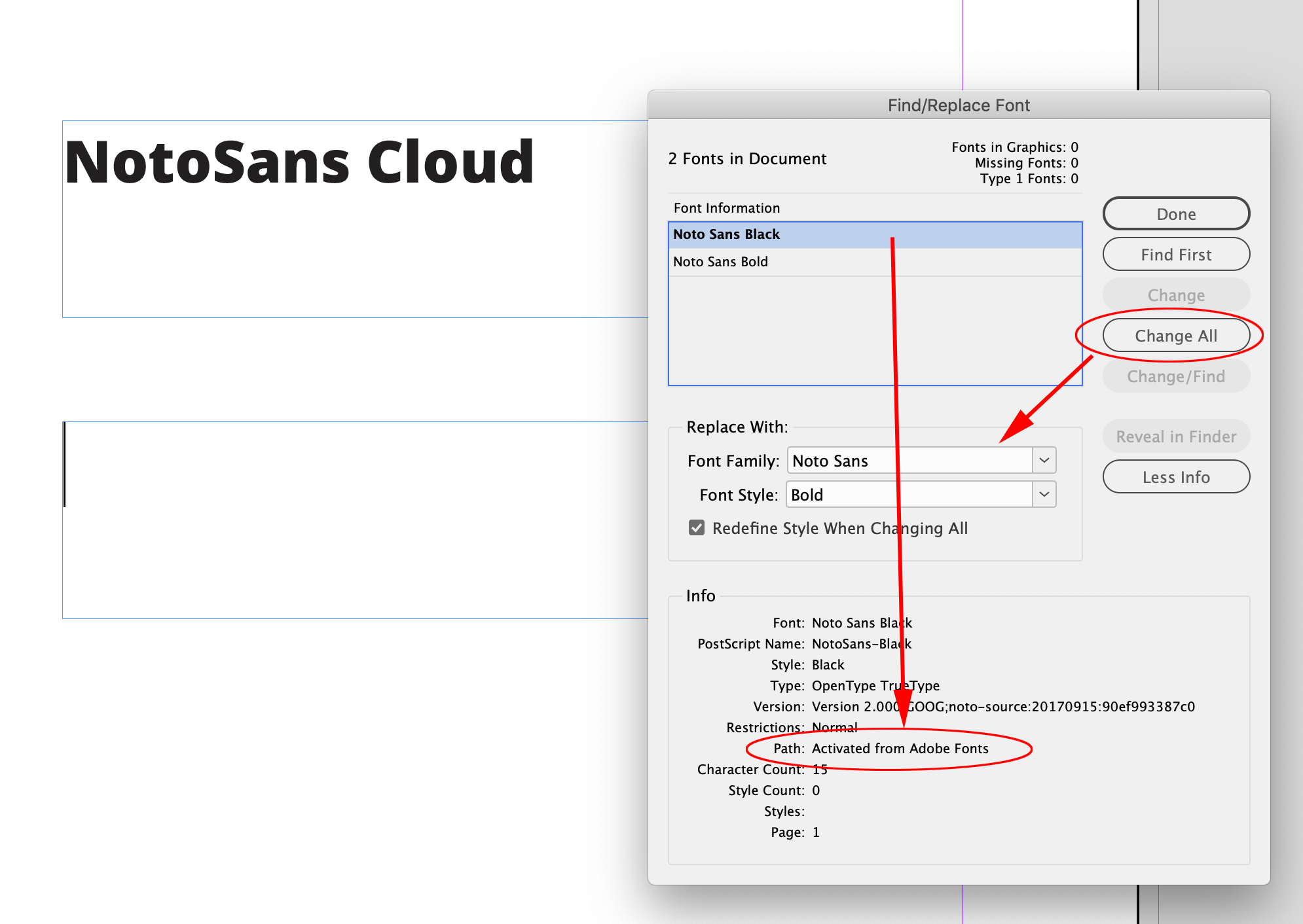 adobe font 를 비활성화했는데 인디자인 에서 활성화 된 것으로 판단합니다. - Adobe Product Community ...