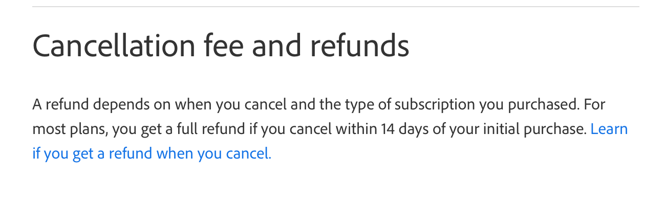 Need Refund - Adobe Product Community - 14326353