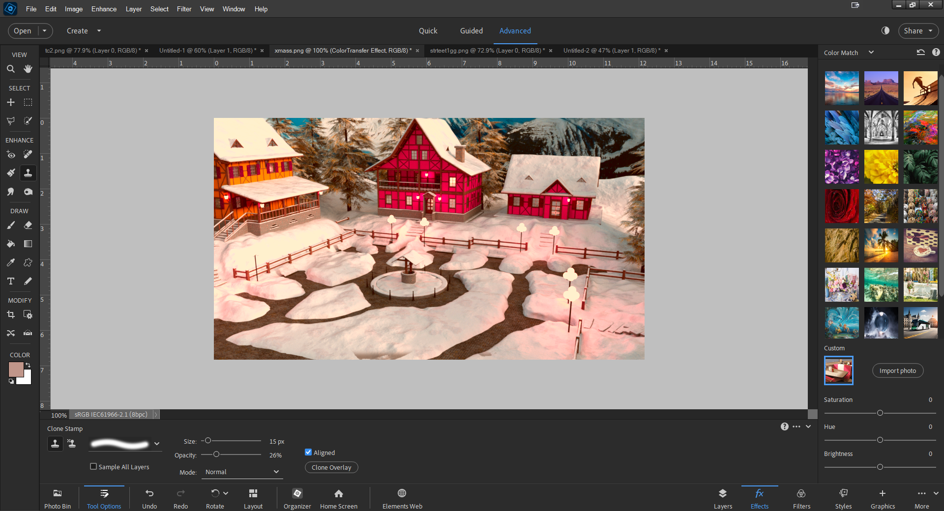 Match color command in Photoshop Elements - Adobe Community - 11206862