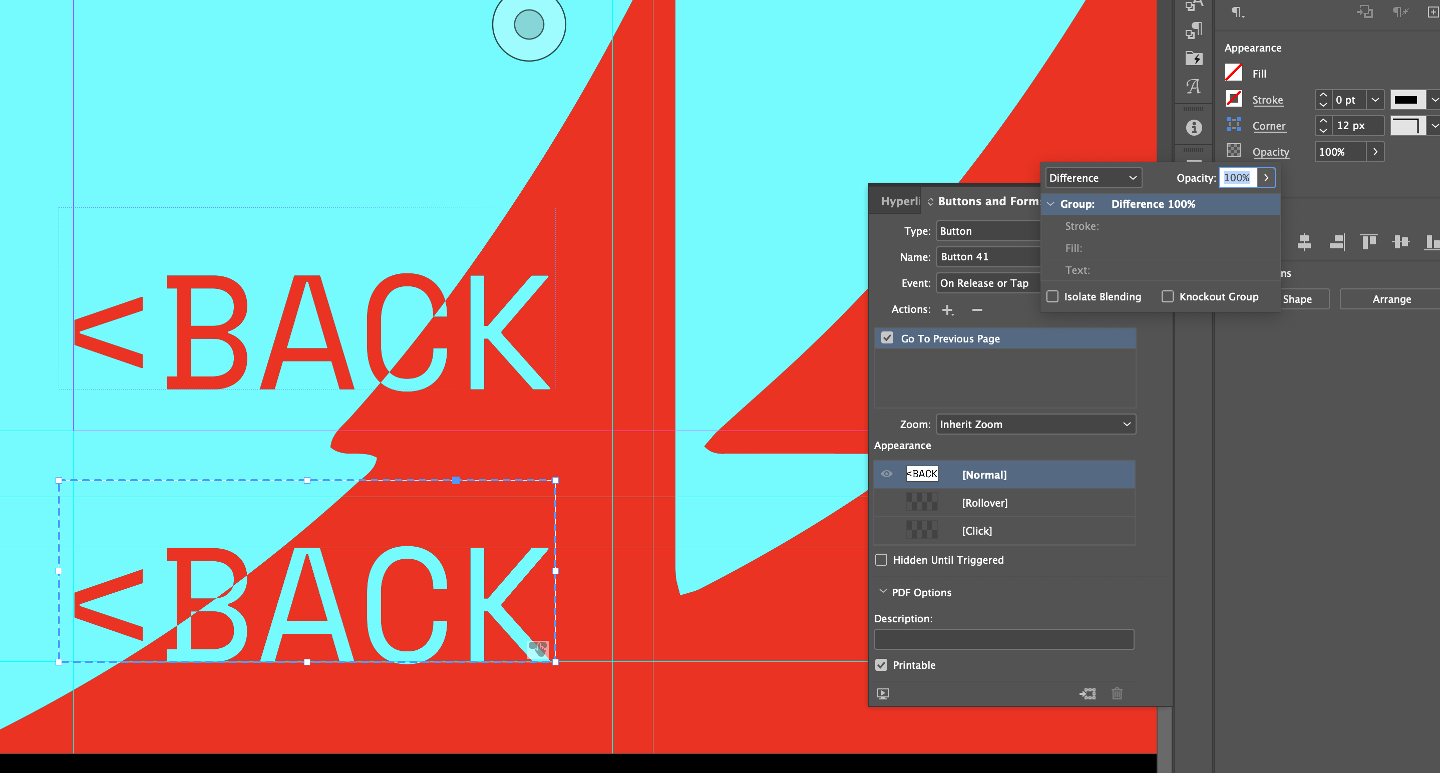 Solved: InDesign changes buttons appearance when exported ... - Adobe ...