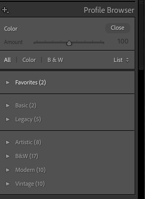 Solved: Camera Matching profile option missing - Adobe Product ...