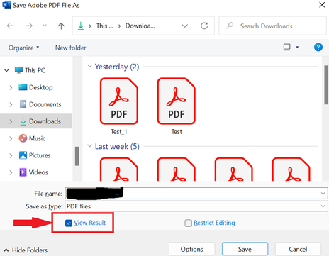 Solved: View Adobe PDF results" not working - Adobe Community - 14325093