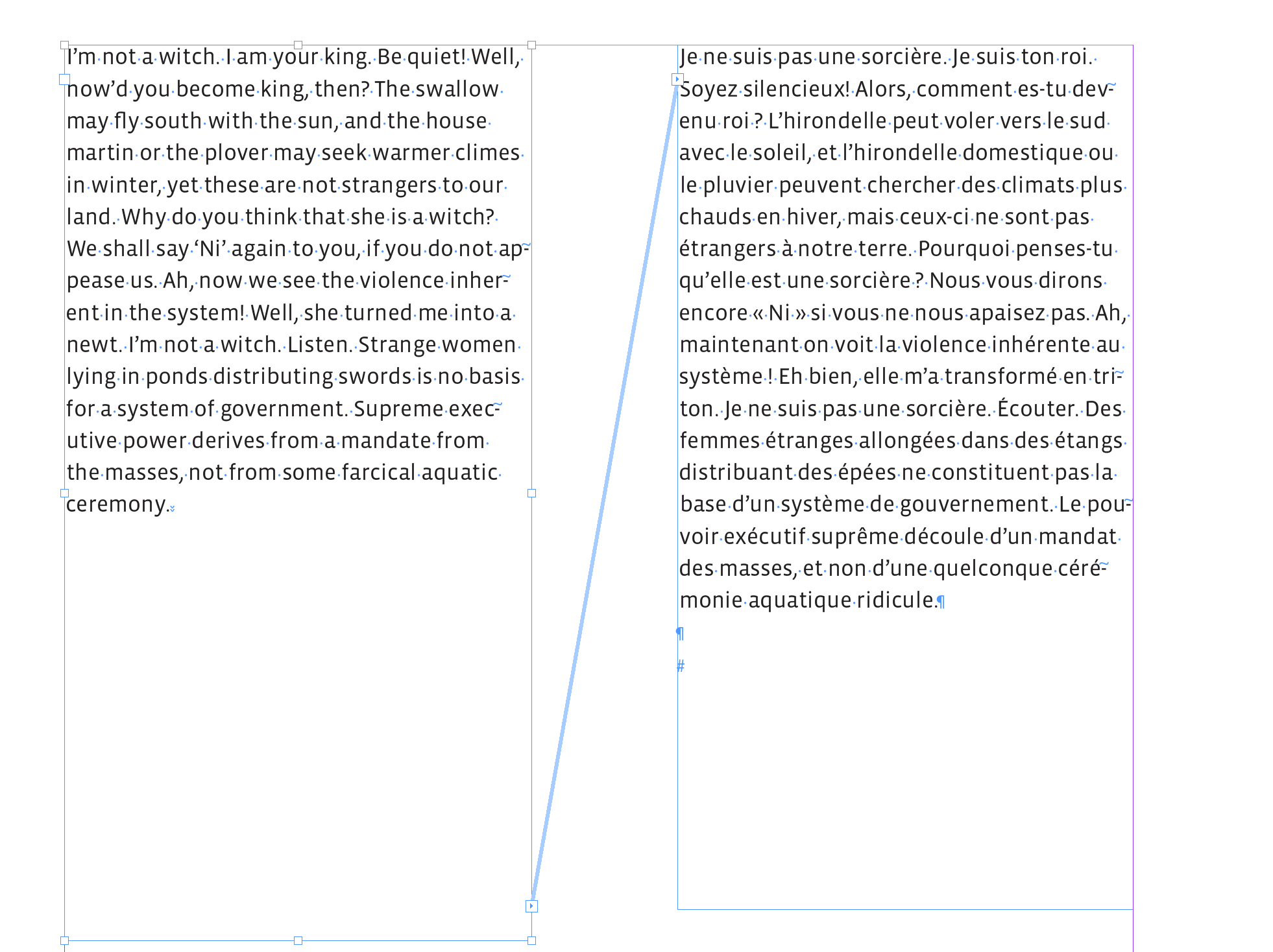 Word to inDesign with bilingual language using tab... - Adobe Community ...