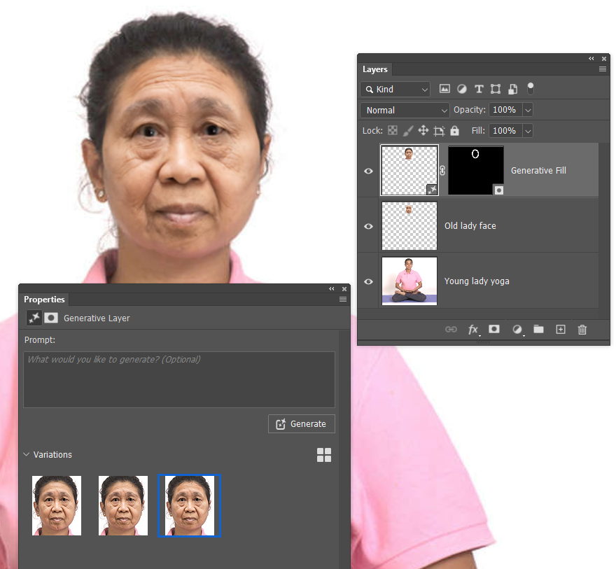 Photoshop me into scenes created using Generative ... - Adobe Product ...