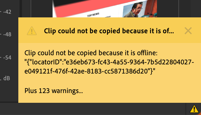 Solved: Render and Replace offline error message - Adobe Product Community - 14332908