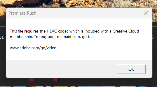 Solved: HEVC codec - Adobe Product Community - 14017151