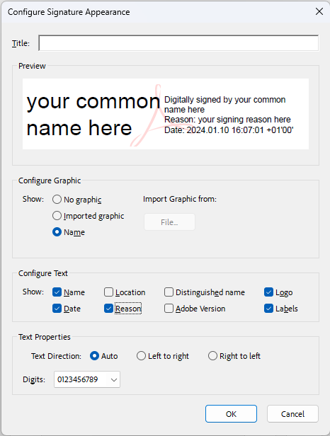 Solved: Certificate Signature Not Showing Reason for Signa... - Adobe ...