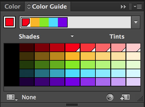 Solved: Color guide shades/tints not working properly - Adobe Product ...
