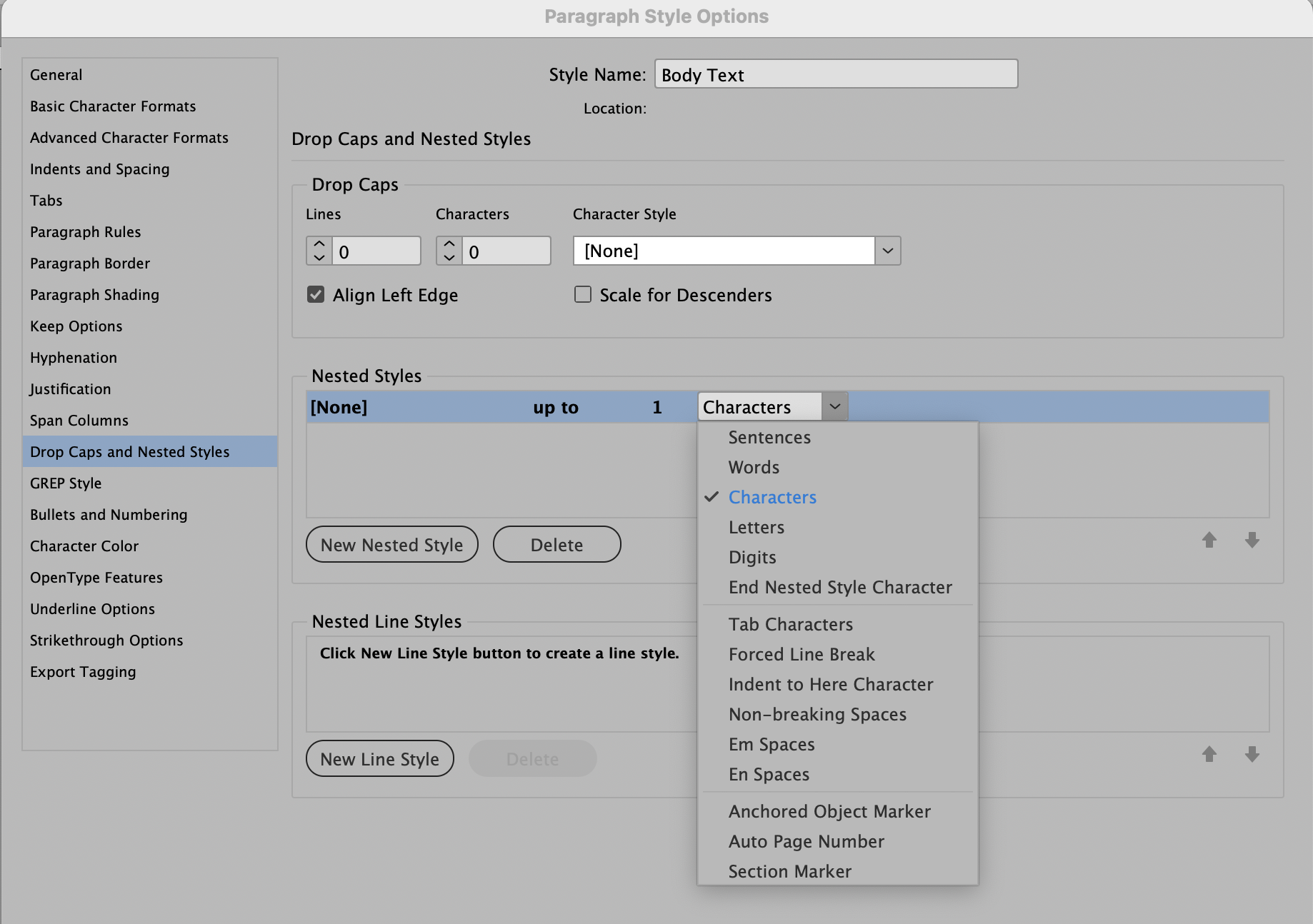 Solved: Nested style issue - Adobe Product Community - 14355711