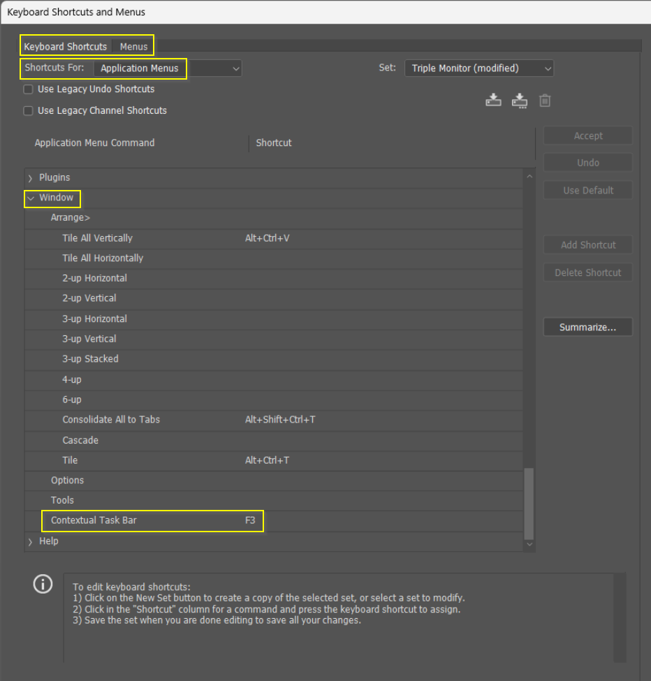 How do I disable the pop up menus? [Contextual Tas... - Adobe Community - 14355659