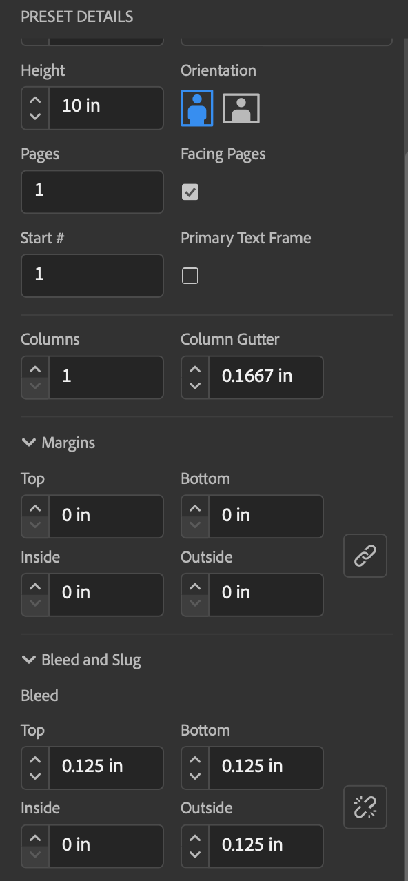 Solved: Help, setting up bleed for 8x10, in Indesign v.5 - Adobe ...