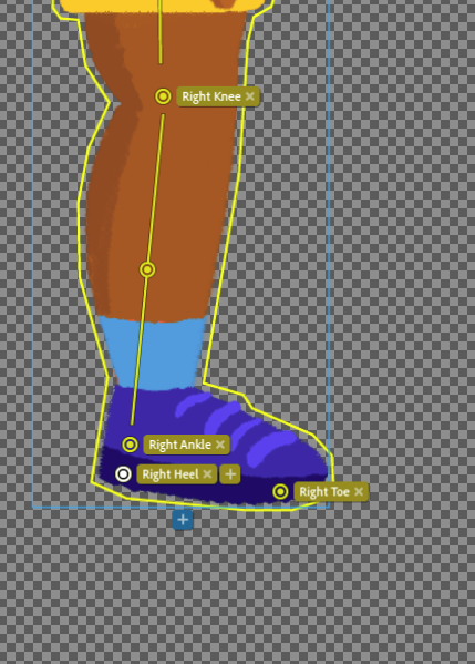 Feet stretches in walk cycle. - Adobe Community - 14371380