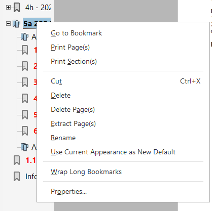 Cannot Right Click to Set Destination of Bookmark ... - Adobe Product Community - 13804753