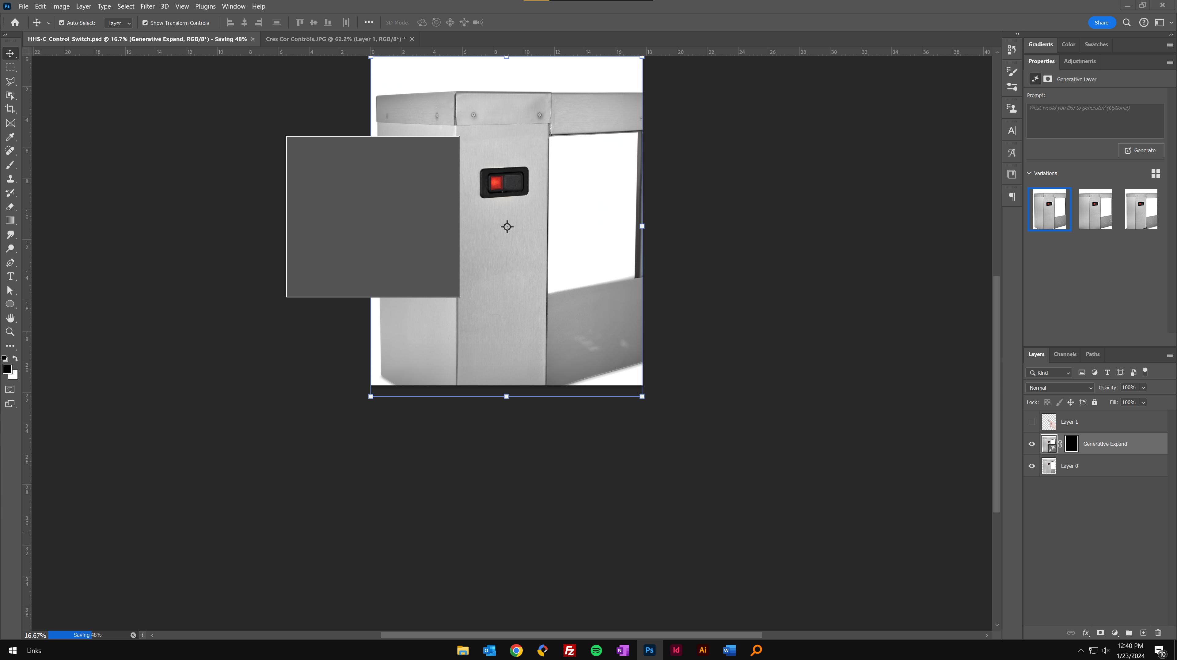 Generative AI popup doesn't load fully, but then s... - Adobe Product Community - 14374930