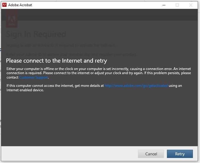 Adobe Acrobat - Sign-In and Request Code Issues - Adobe Product ...