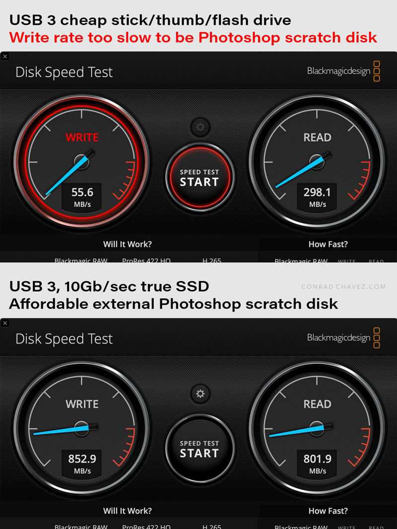 Usb 3.0 as scratch disk in photoshop? - Adobe Product Community - 13117885