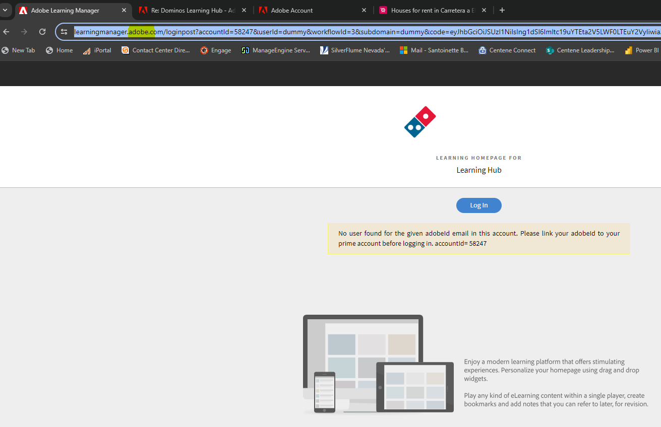 Dominos Learning Hub - Adobe Product Community - 14405415