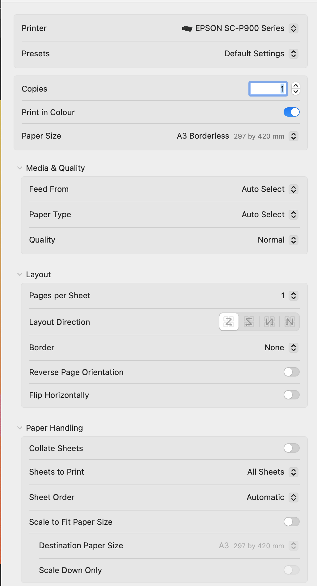 Solved: Disable color management Epson SC 900 - Adobe Product Community ...