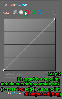 Curve points dissapear when dragging mouse outside... - Adobe Community ...
