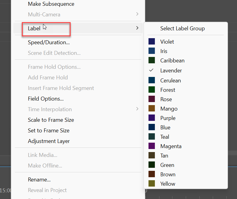Hardly any difference between the color label - Adobe Community - 14417644