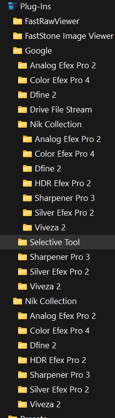 Solved: Re: No NIK drop down menu? - Adobe Community - 14411595