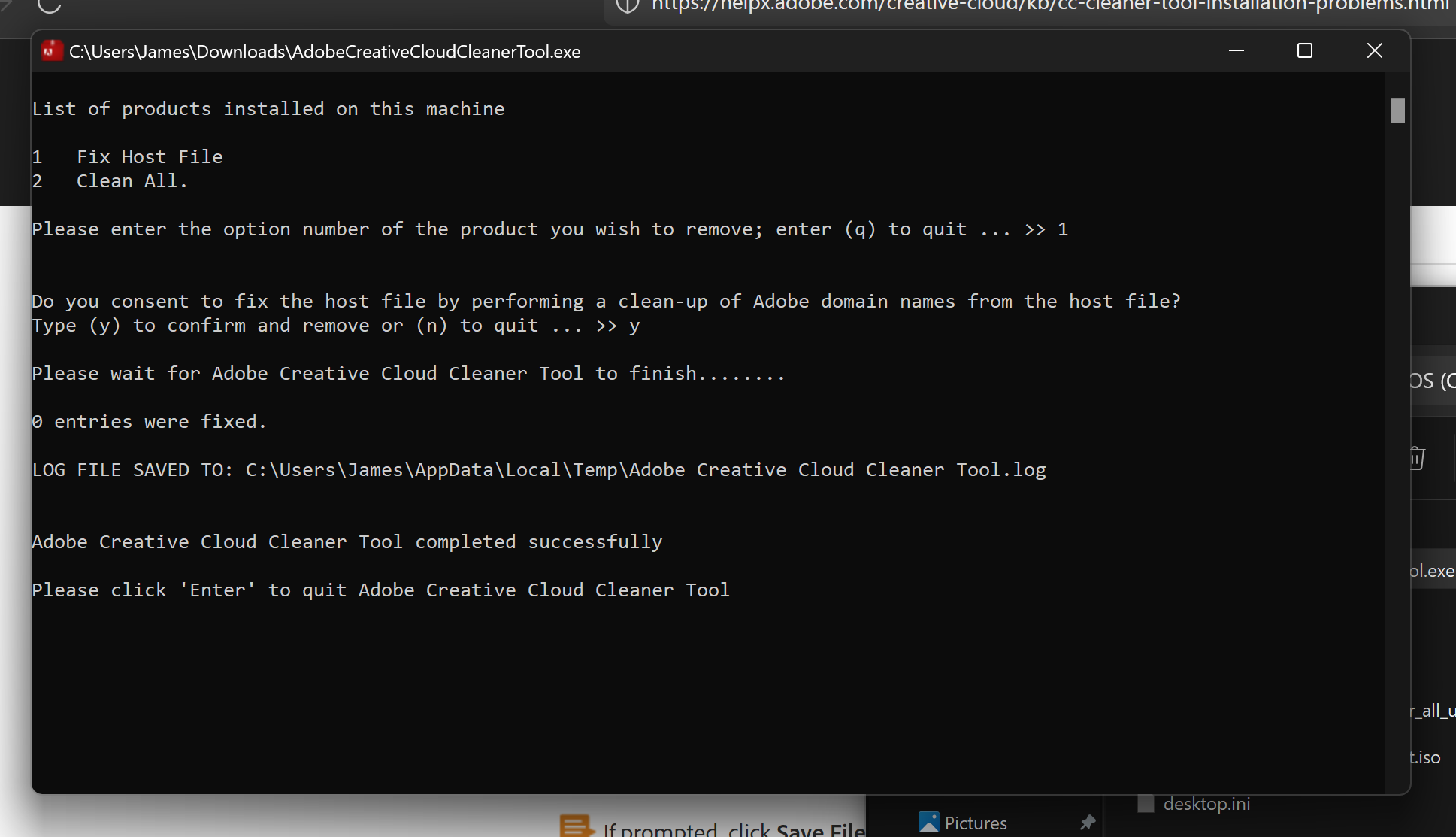 Photoshop AND creative cloud both fail to install ... - Adobe Product ...