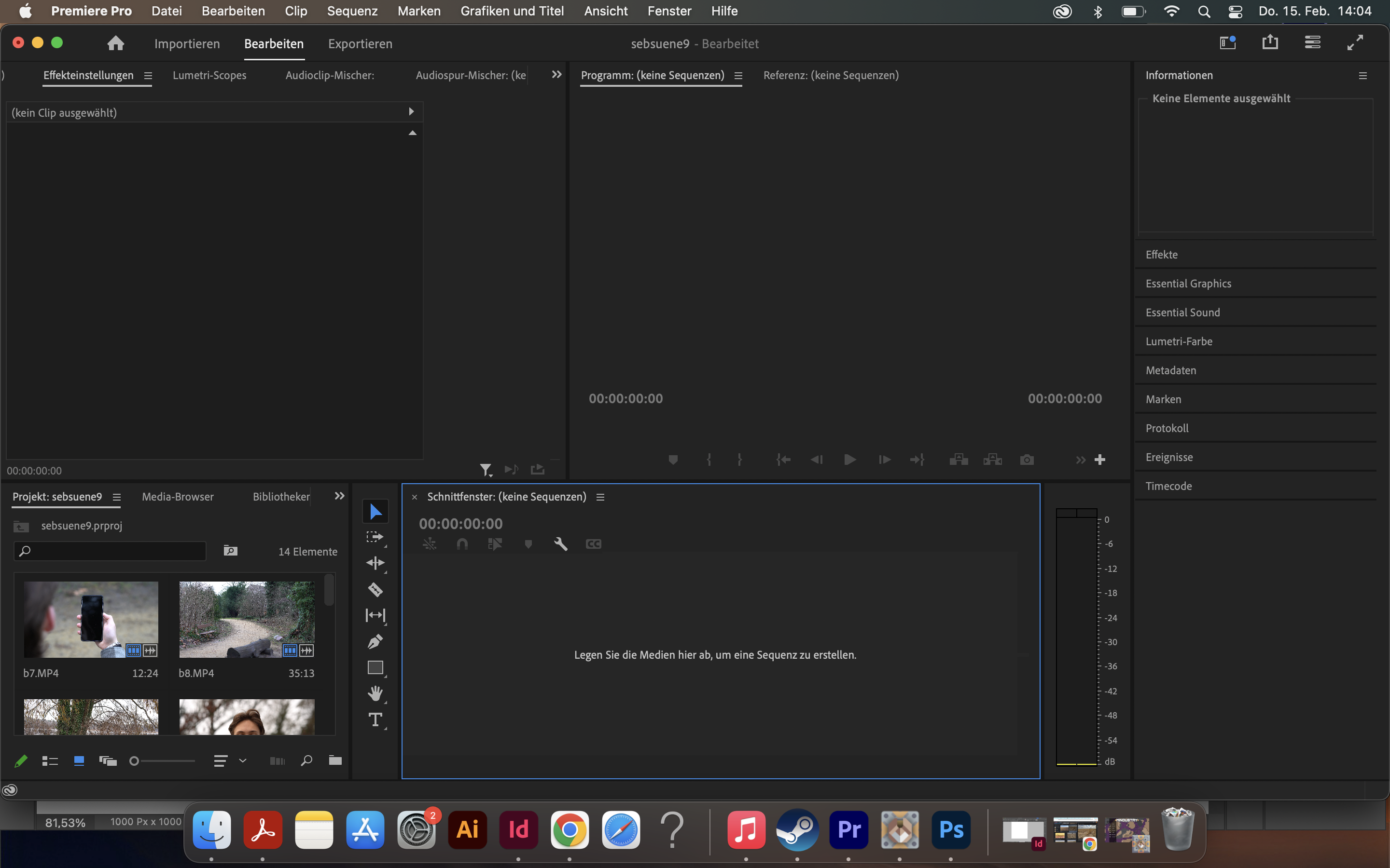 Solved: no sequences - Adobe Community - 14420713