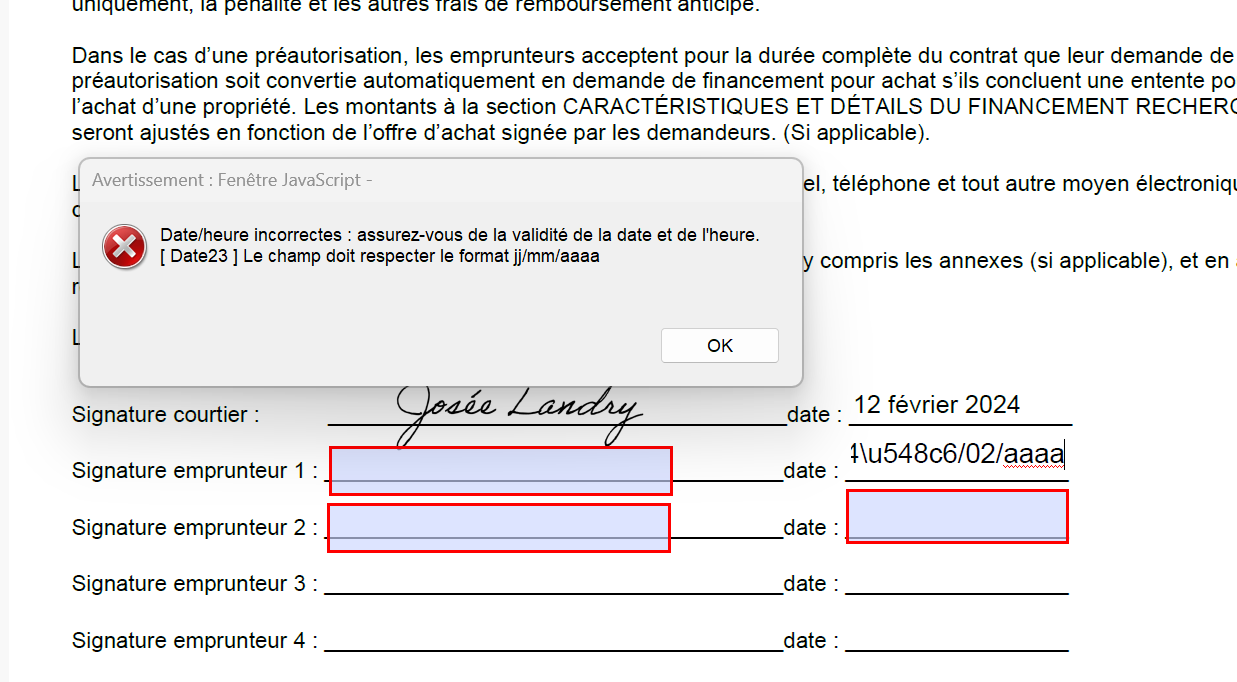 Solved: Problématique avec la date de signature sous signa... - Adobe ...