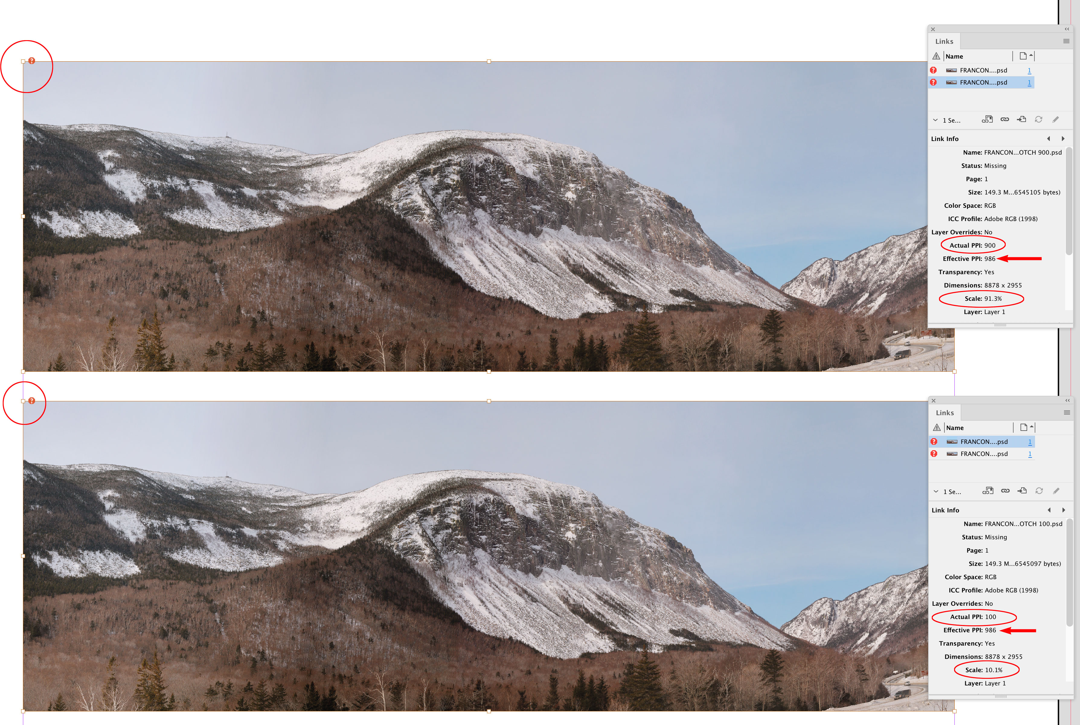 InDesign Missing Link Preview Quality - Adobe Product Community - 14425197