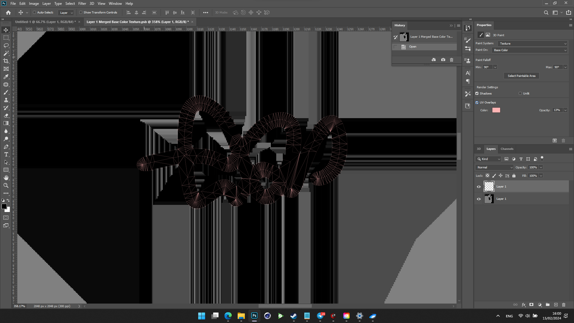 Return UV overlays feature in photoshop - Adobe Community - 14425703