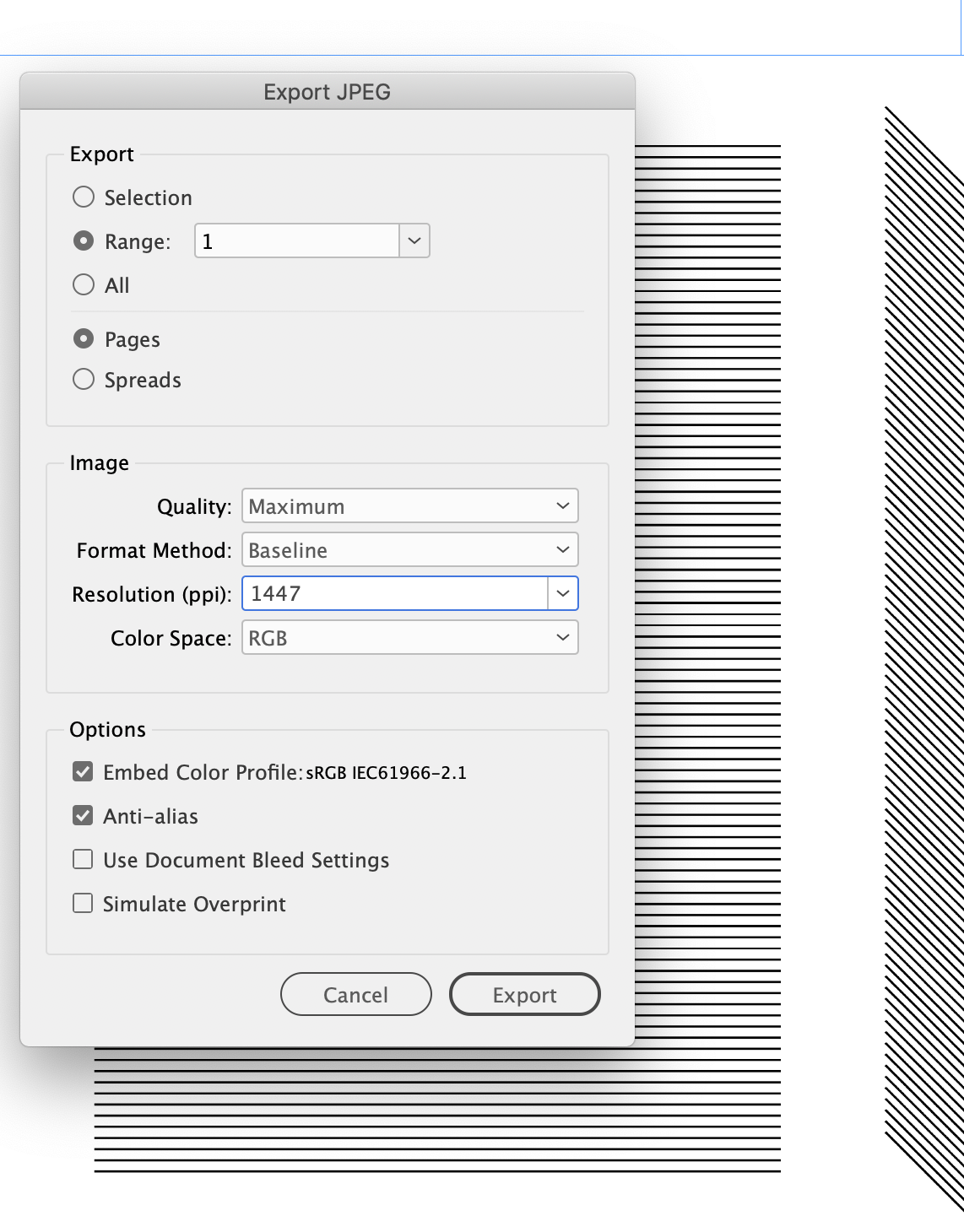 Artifacts and lines distortions in exported images - Adobe Community ...