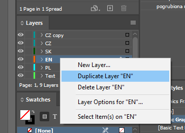 Solved: Cloning text frames to a new layer with different ... - Adobe Product Community - 14431561