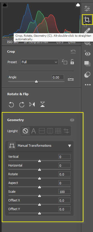 Solved: Missing panel in Camera Raw - Adobe Product Community - 14443978