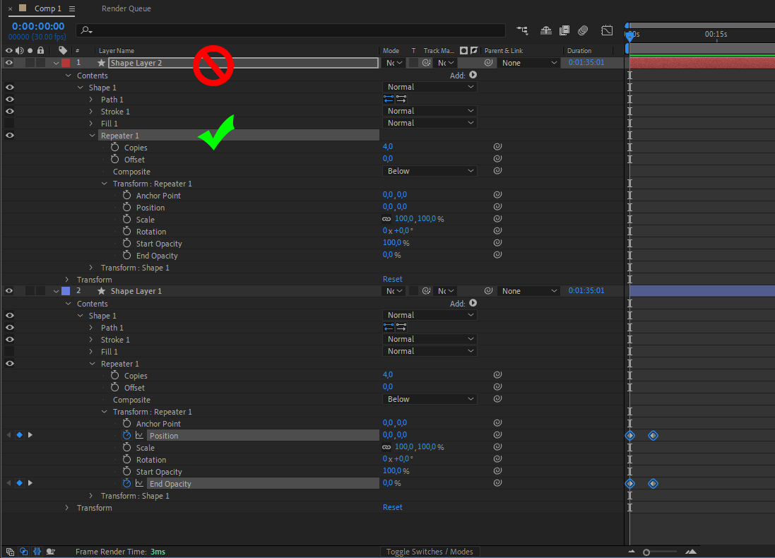 Copy and pasting Keyframes Not working well - Adobe Product Community - 14450141