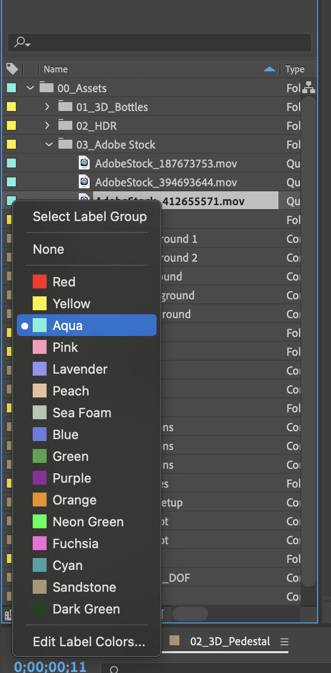 Label Color Swatches now shown in all Label menus - Adobe Product ...