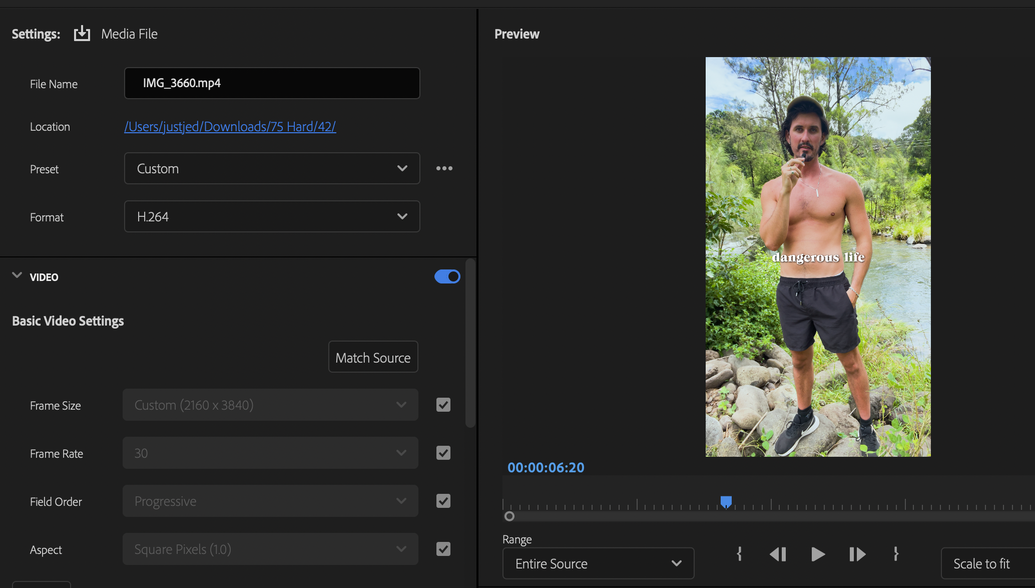 Solved: Issue with exporting 1080 - Adobe Community - 14453896