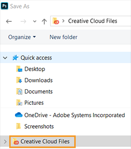Creative Cloud folder - Adobe Community - 14466684