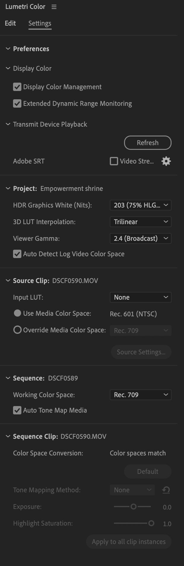 Noticeable color saturation change when I imported... - Adobe Product ...
