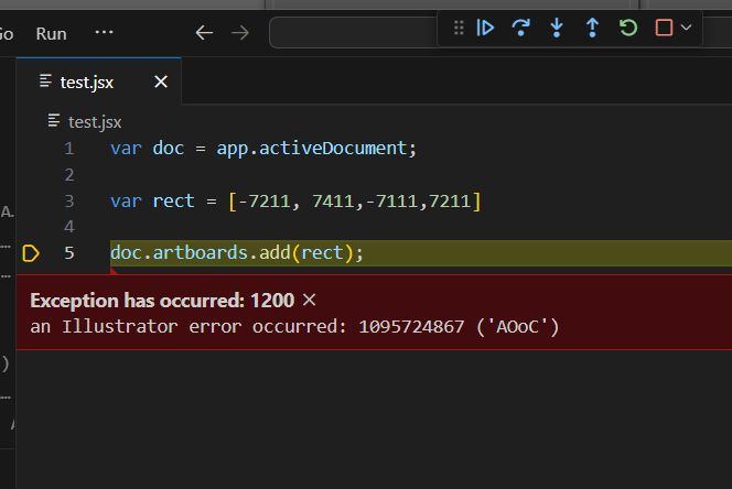 Solved: Can not add artboard by jsx? - Adobe Community - 14467585