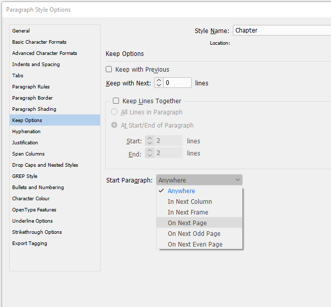 Solved: How do I put chapter and sub chapter numbering at ... - Adobe ...