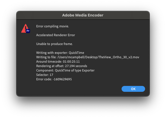 Error Compiling Movie -1609629695 - Adobe Product Community - 14477112