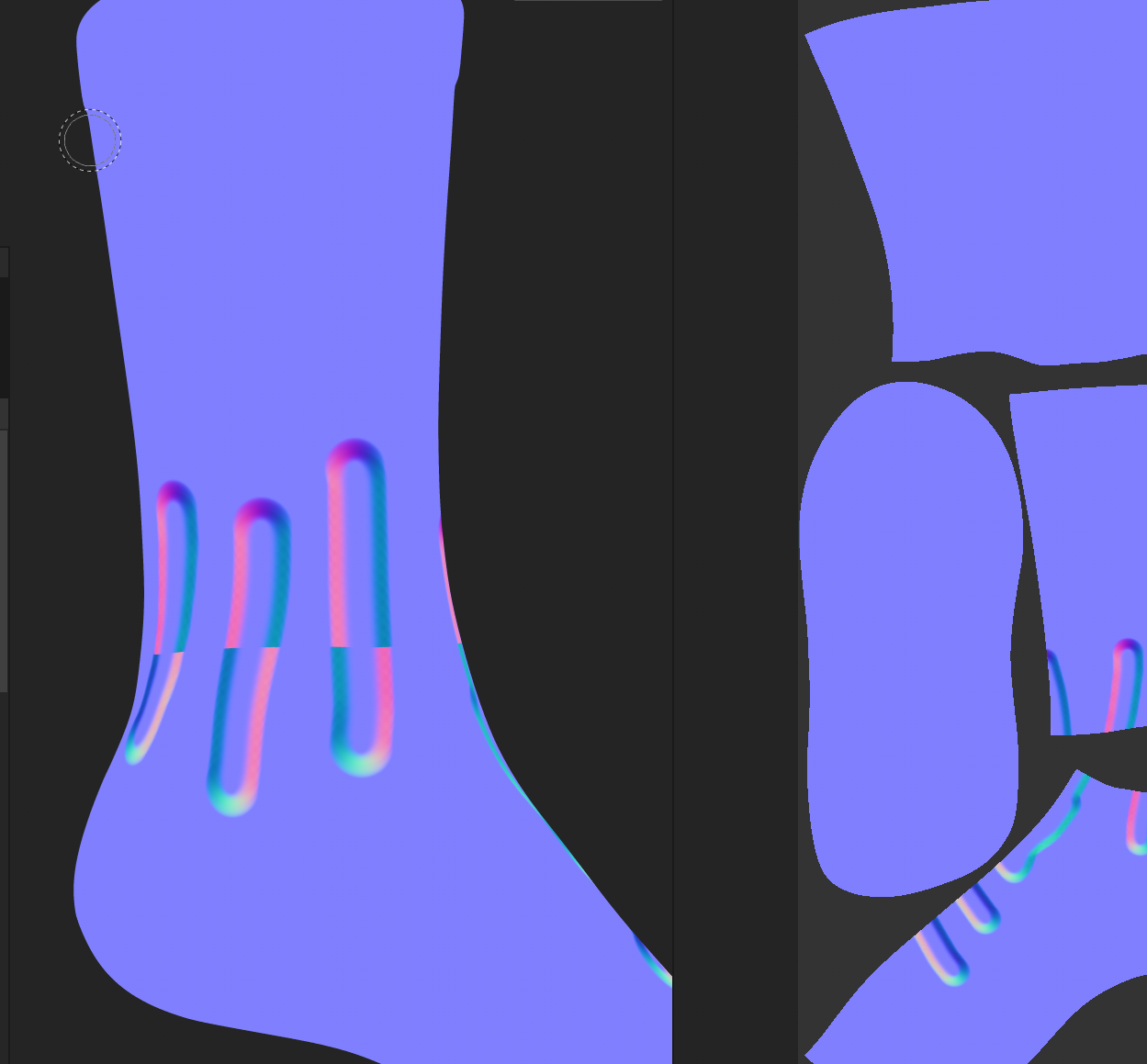 normal issue in different UV islands in substance ... - Adobe Product ...