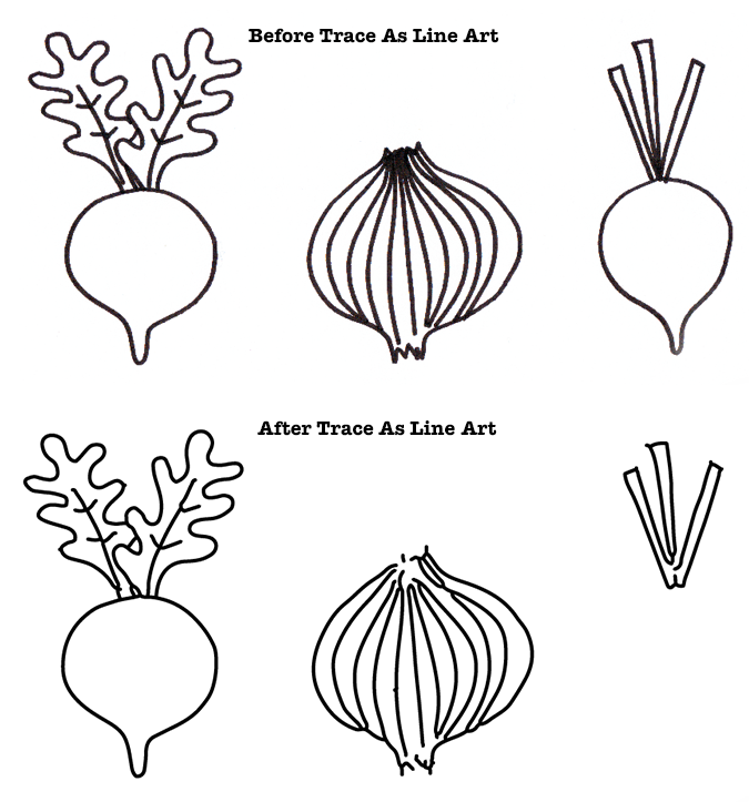 Tracing as a vector LINE ART from a scanned JPG - Adobe Product ...